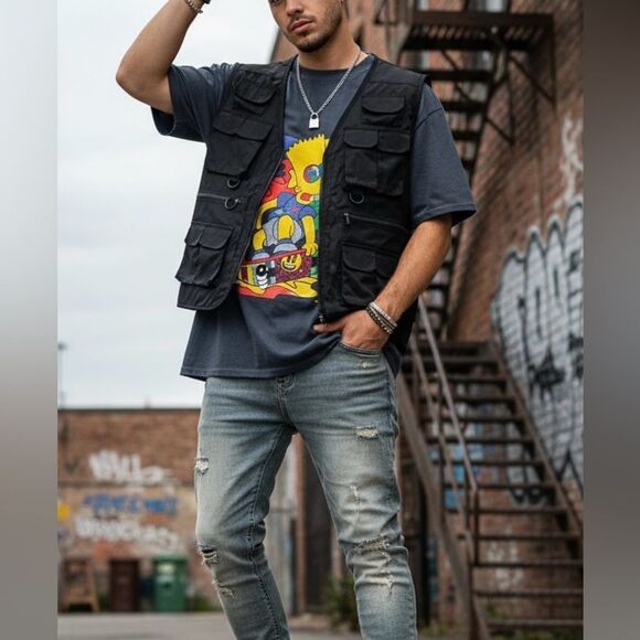 Comfort Colors | Shirts | Comfortcolors Bart Simpson Grey Tshirt Size ...